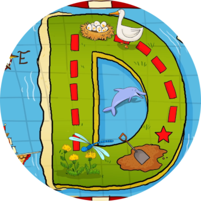 The Letter D Sticker - ClassX