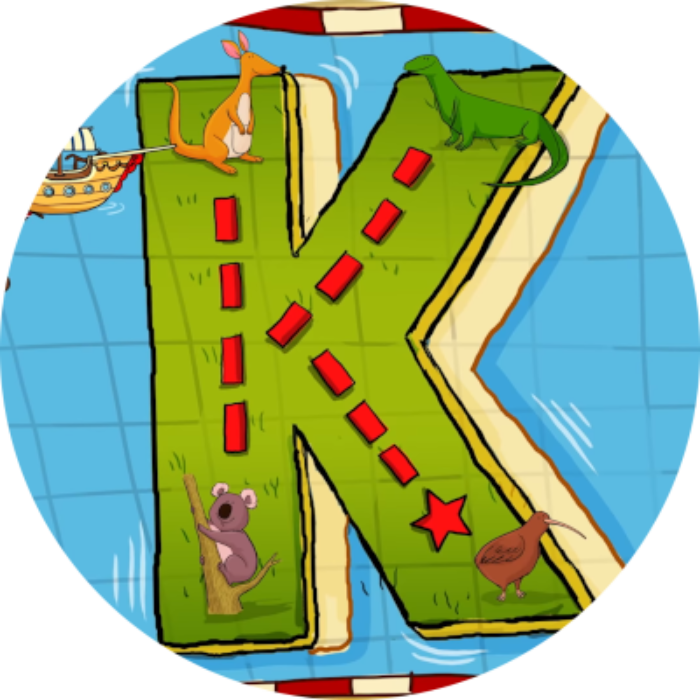 The Letter K Sticker - ClassX