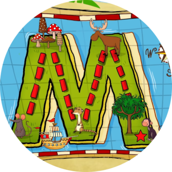 The Letter M Sticker – ClassX