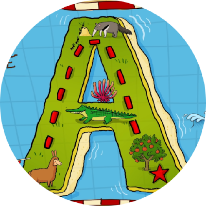 The Letter A Sticker - ClassX