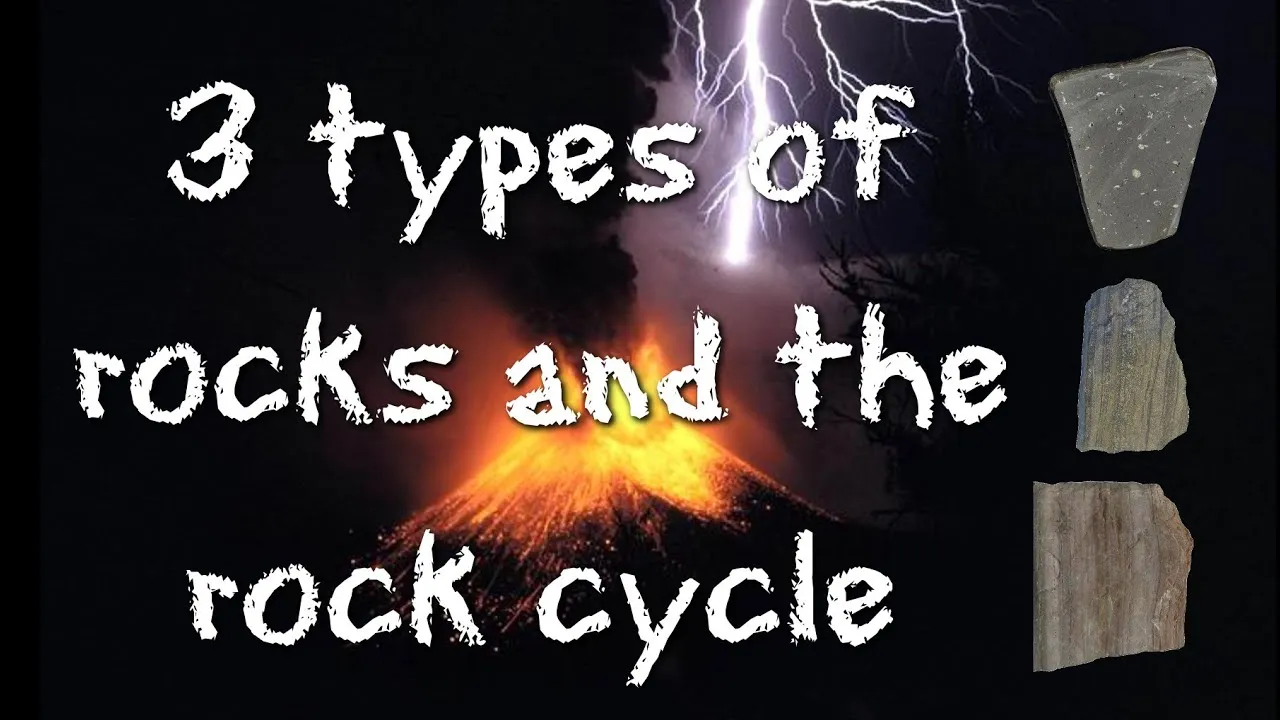 3 Types of Rocks and the Rock Cycle: Igneous, Sedimentary, Metamorphic ...