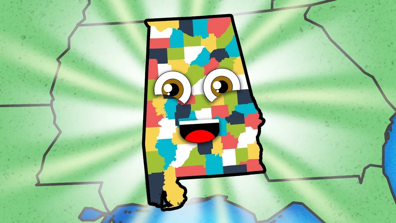 Alabama - Counties and Geography of Alabama | 50 States of America - ClassX