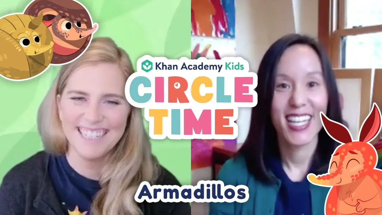 Amazing Armadillos! | Book Reading And Animal Facts for Kids | Circle Time with Khan Academy ...