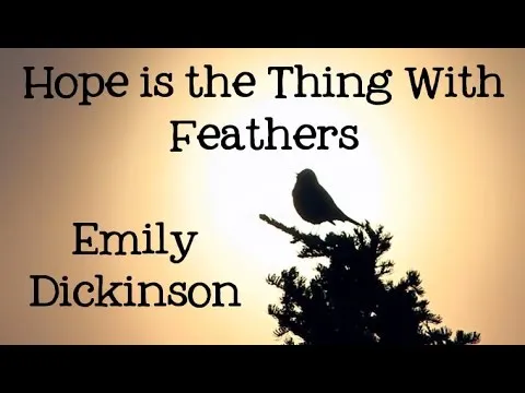 Emily Dickinson: Hope is the Thing with Feathers - Poems for Kids ...