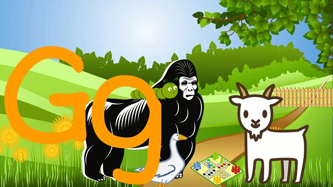 Grace the Goat Letter G Poem: Alphabet Video for Kids Early Birds - ClassX