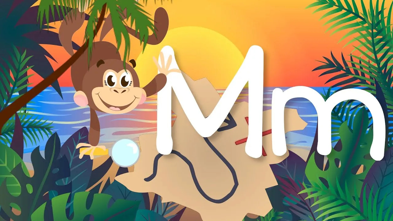 Michelle the Monkey Letter M Poem: Alphabet Poem for Kids Early Birds ...