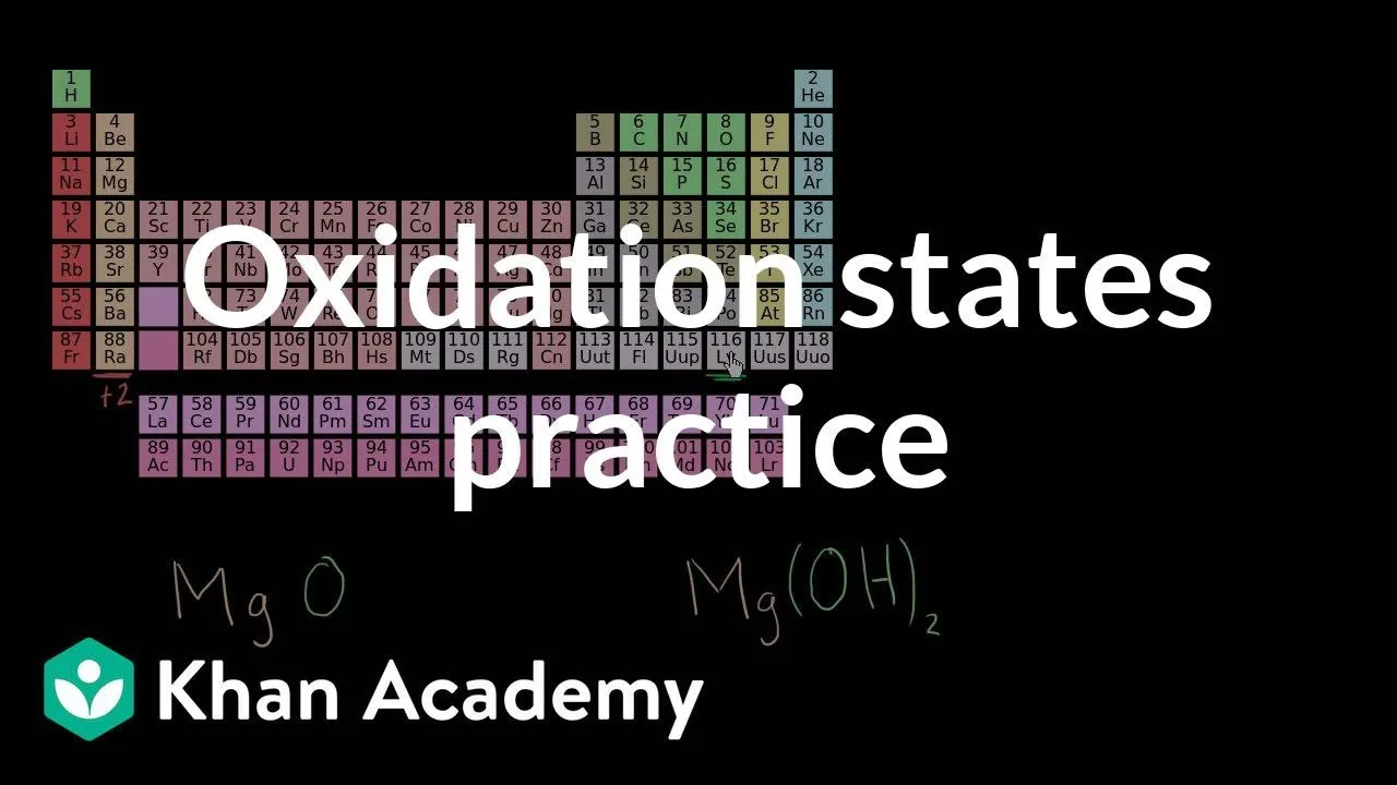 Practice determining oxidation states | Chemistry - ClassX