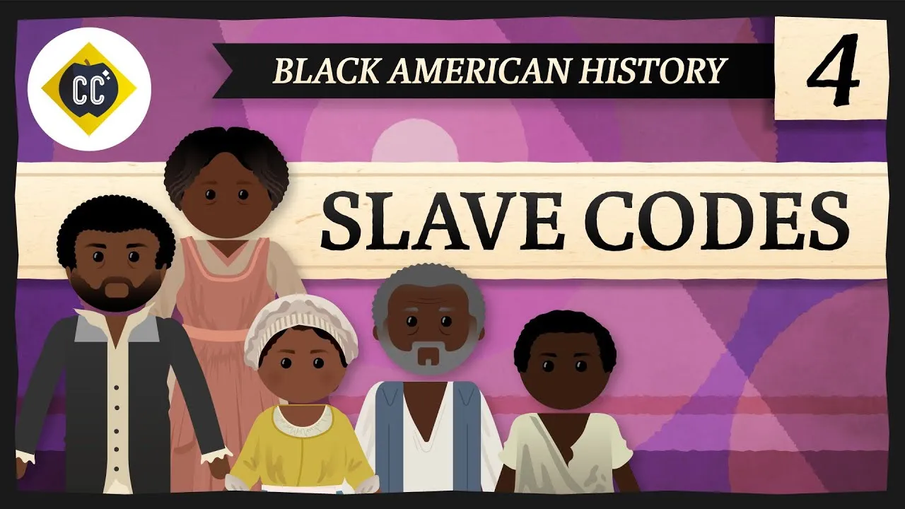 Slave Codes: Black American History #4 - ClassX
