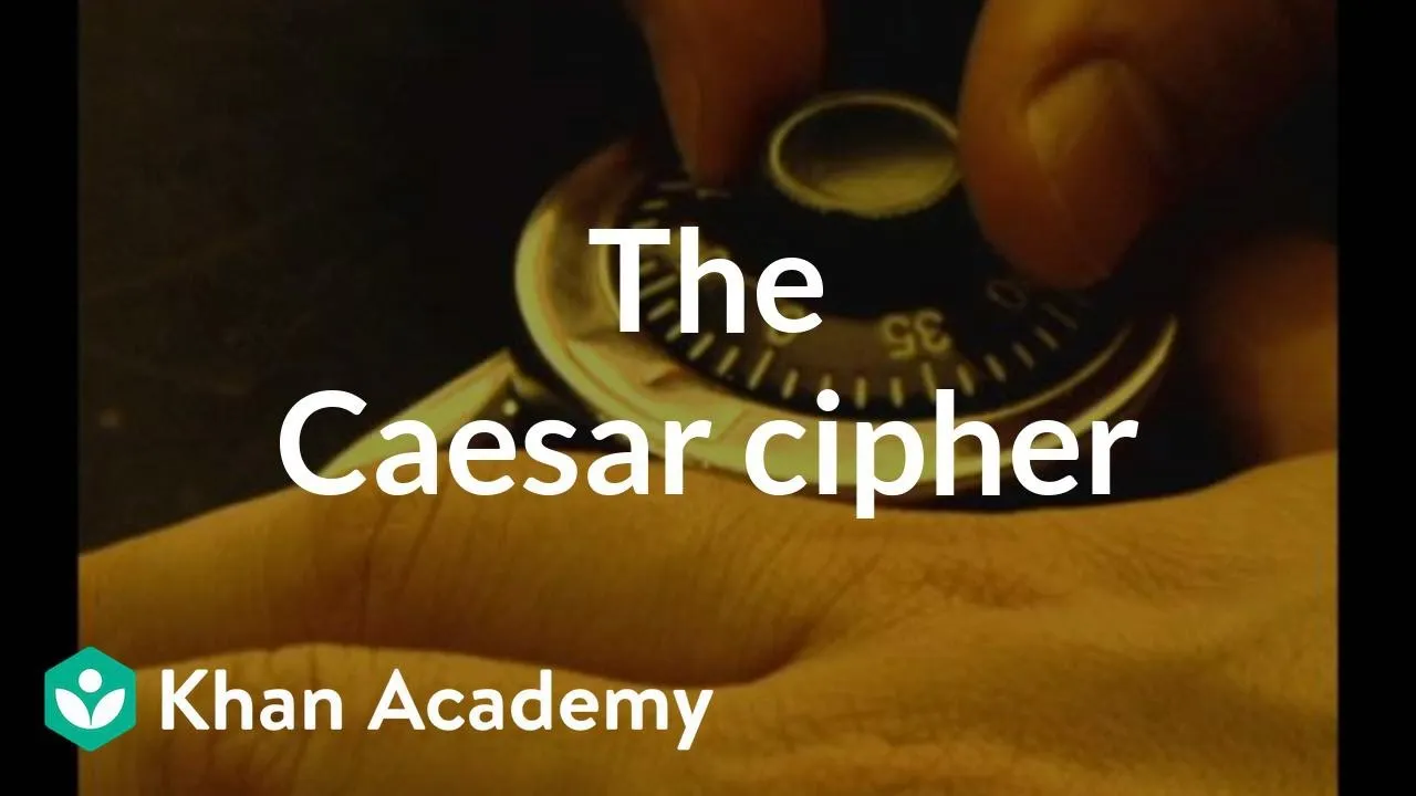 The Caesar cipher | Journey into cryptography | Computer Science - ClassX The Caesar cipher | Journey into cryptography | Computer Science - ClassX