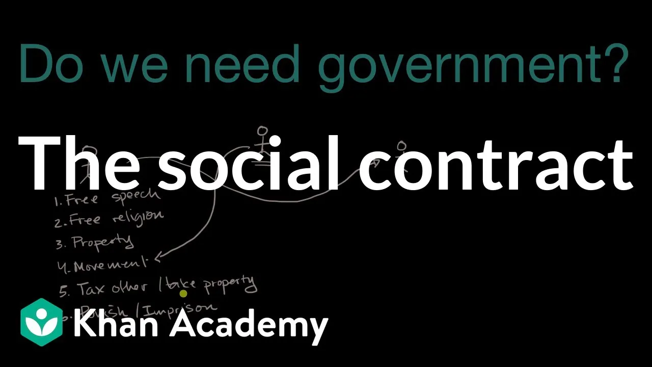 The social contract | Foundations of American democracy | US government ...