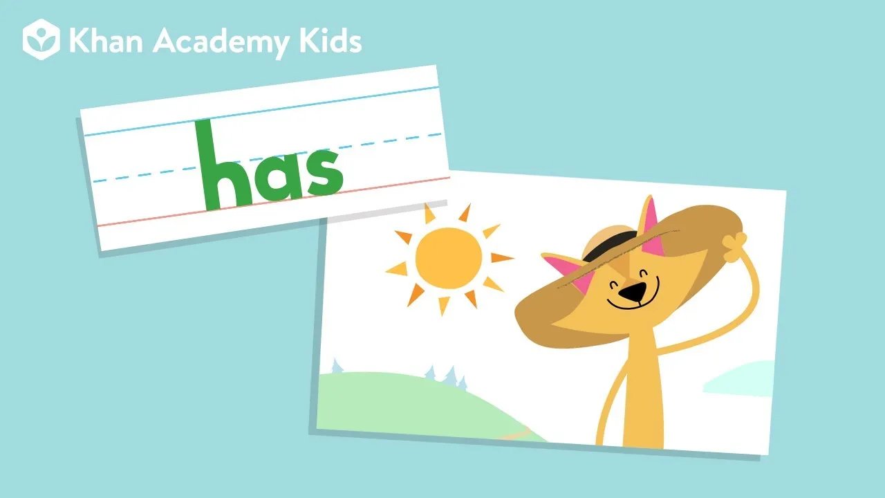 The Word 'Has' | Sight Words | Learn to Read with Khan Academy Kids ...