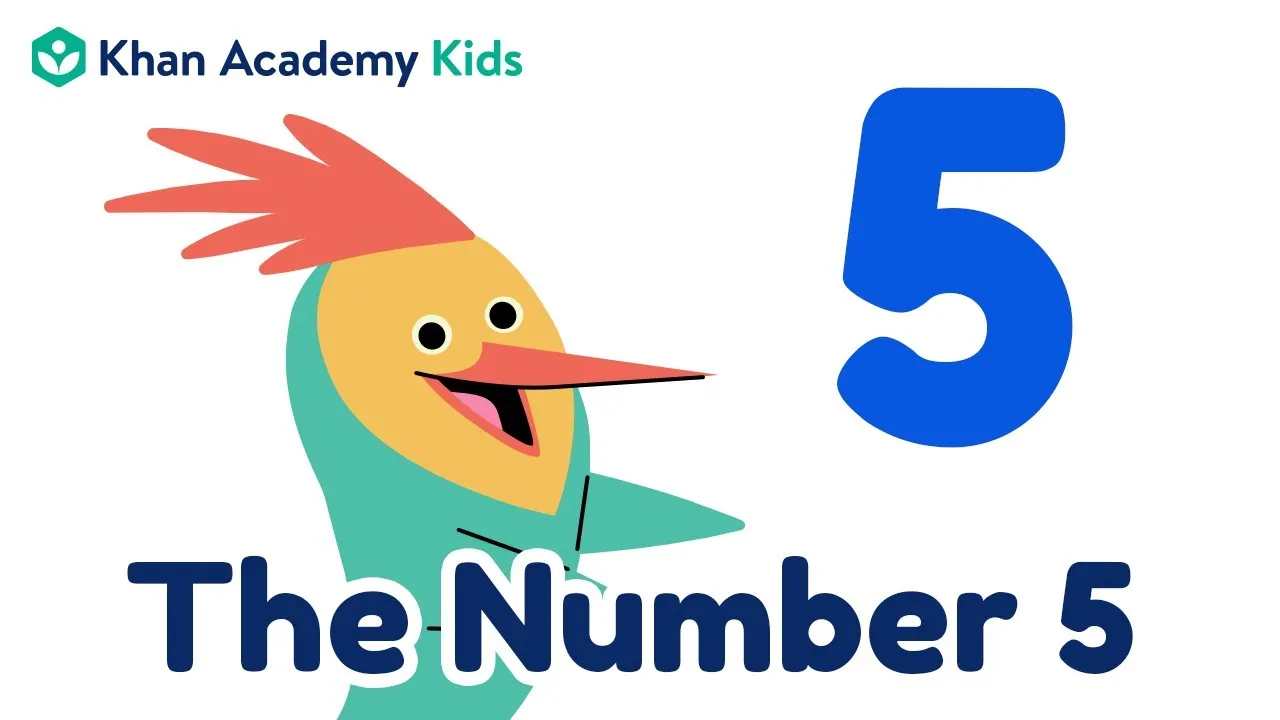 Write the Number 5 | Numeral Recognition | Khan Academy Kids - ClassX