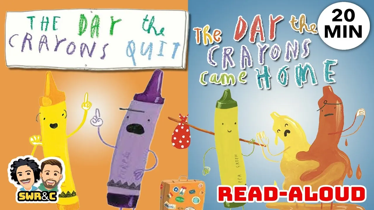 ️???? 20min TWO CRAYONS BOOKS! | Full Read-Alouds - ClassX
