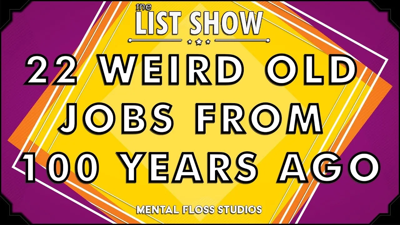 22 Weird Old Jobs From 100 Years Ago - ClassX