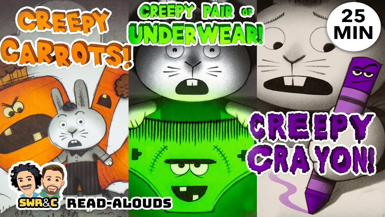 3 Kid's Halloween Read-Alouds | CREEPY TRILOGY! - ClassX
