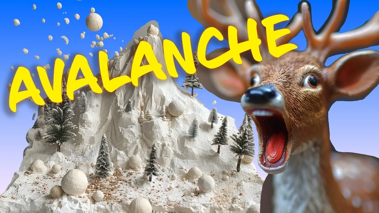 Avalanche = SNOW FLOOD ????️ Nature Earth Science - ClassX
