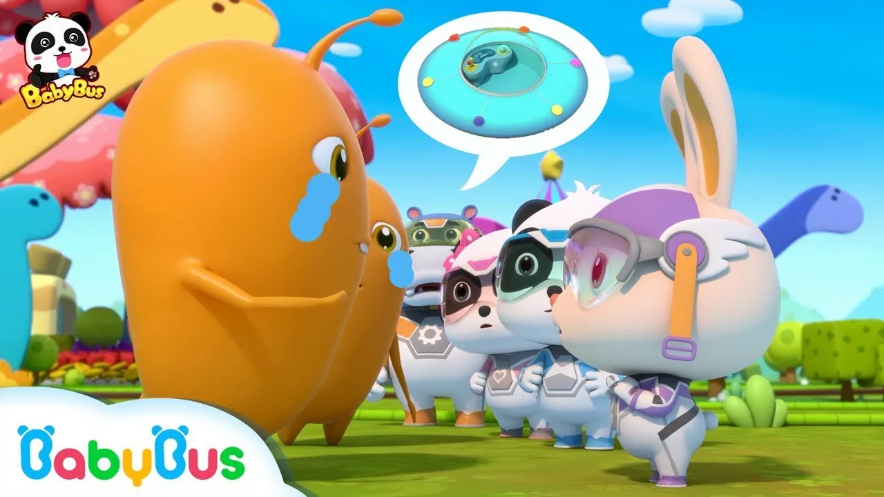 Baby Panda Helps Aliens Find UFO | Super Panda Rescue Team Cartoon - ClassX