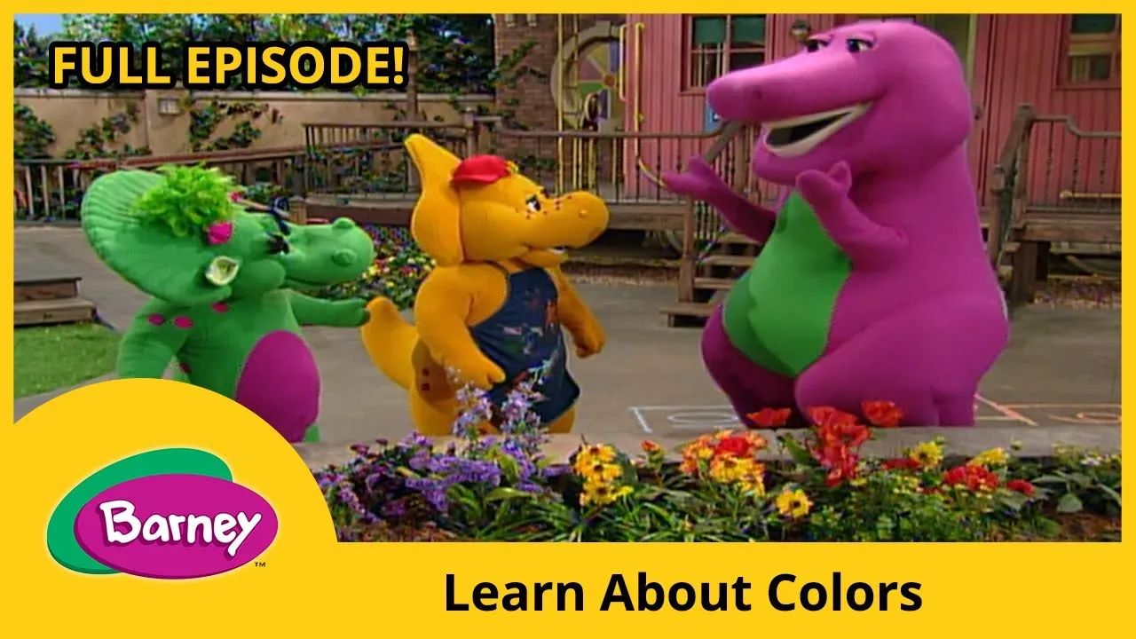 Barney & Friends | Colors | Learning How To Do Arts and Crafts | Full ...