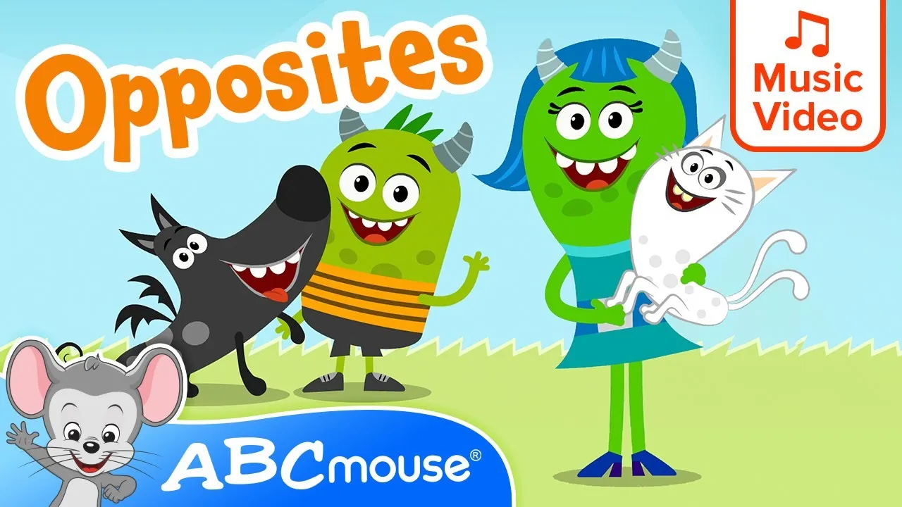 Big ???? & Small ????, Fast ???? & Slow ???? - Monster Opposites Song ...