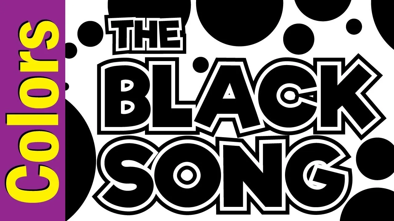 Black Song | Colors Song for Kids ESL & EFL | Colors Song | ESL for ...