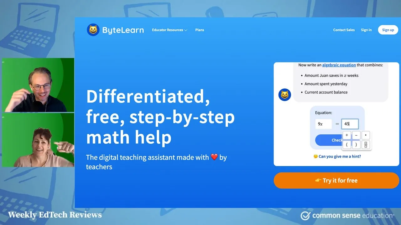 ByteLearn: A Math Homework Helper That's Not Built for Cheating? - ClassX