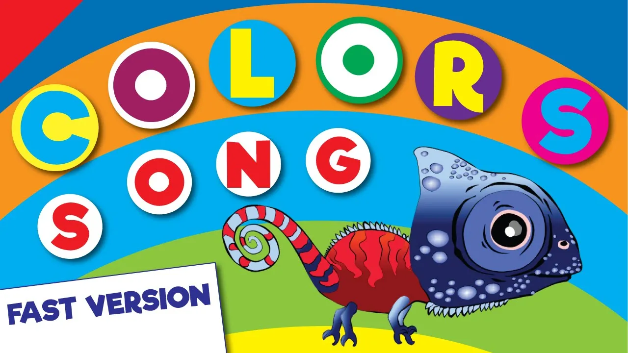 Colors Song (Fast Version) | Learn Colors in English | ESL for Kids ...