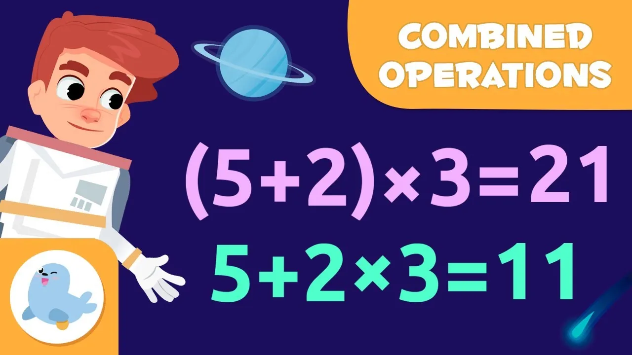 COMBINED OPERATIONS With and Without Parantheses Math for Kids ...