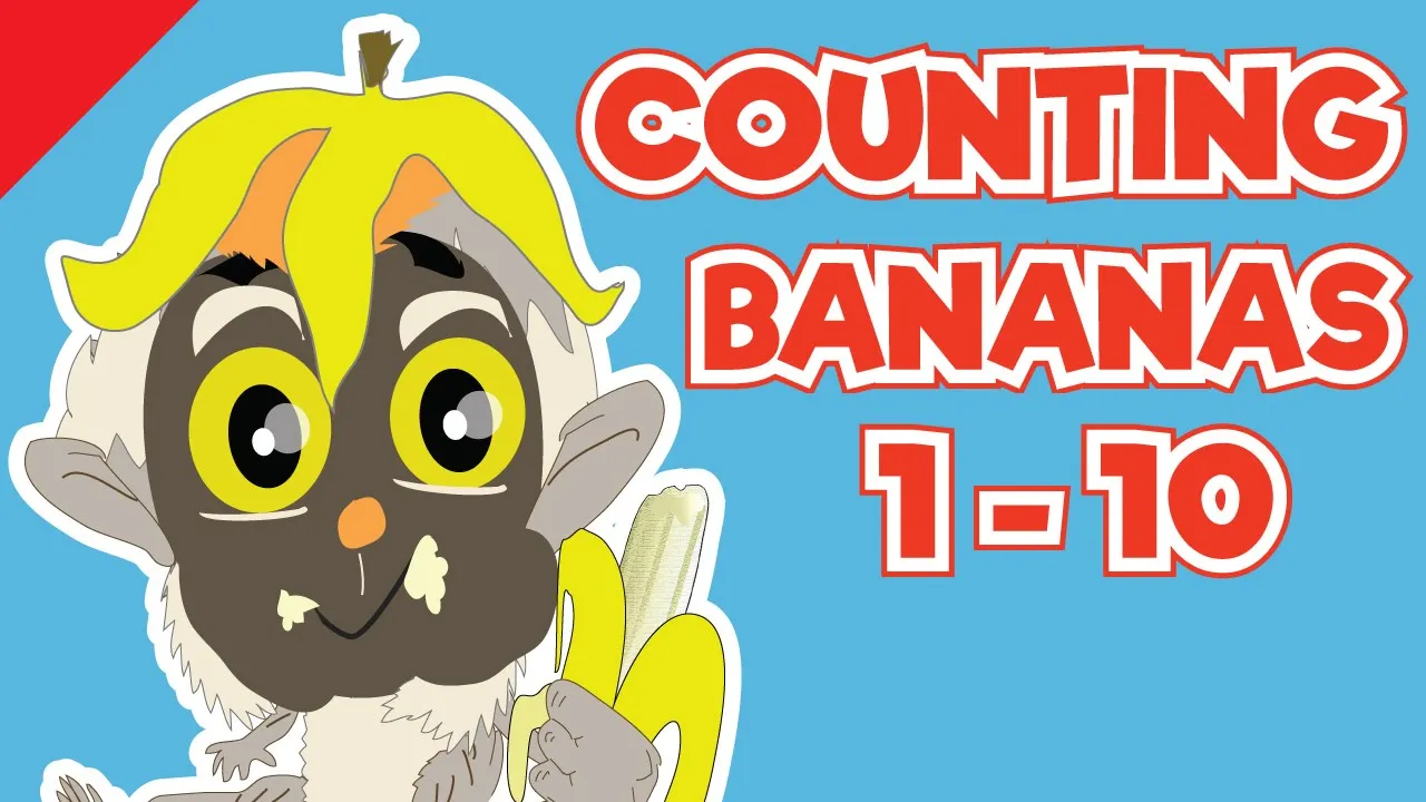 Counting Bananas Song | Counting Numbers | The Numbers Song | ESL for ...