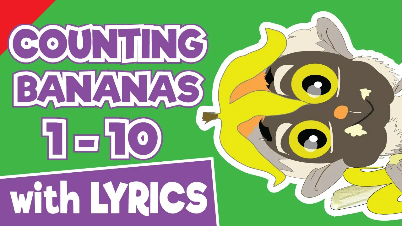 Counting Bananas Song with Lyrics | Counting Numbers | ESL for Kids ...