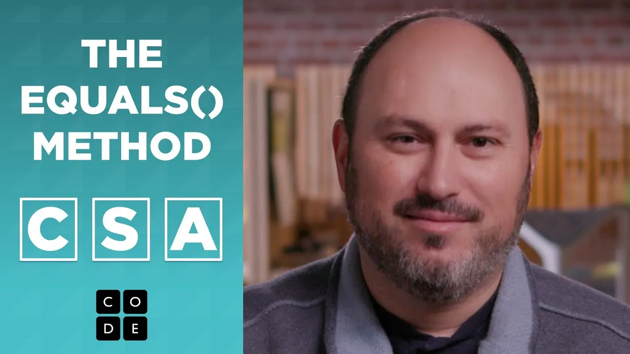 CSA: The Equals() Method - ClassX