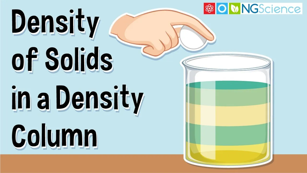Density of Solids in a Density Column - ClassX