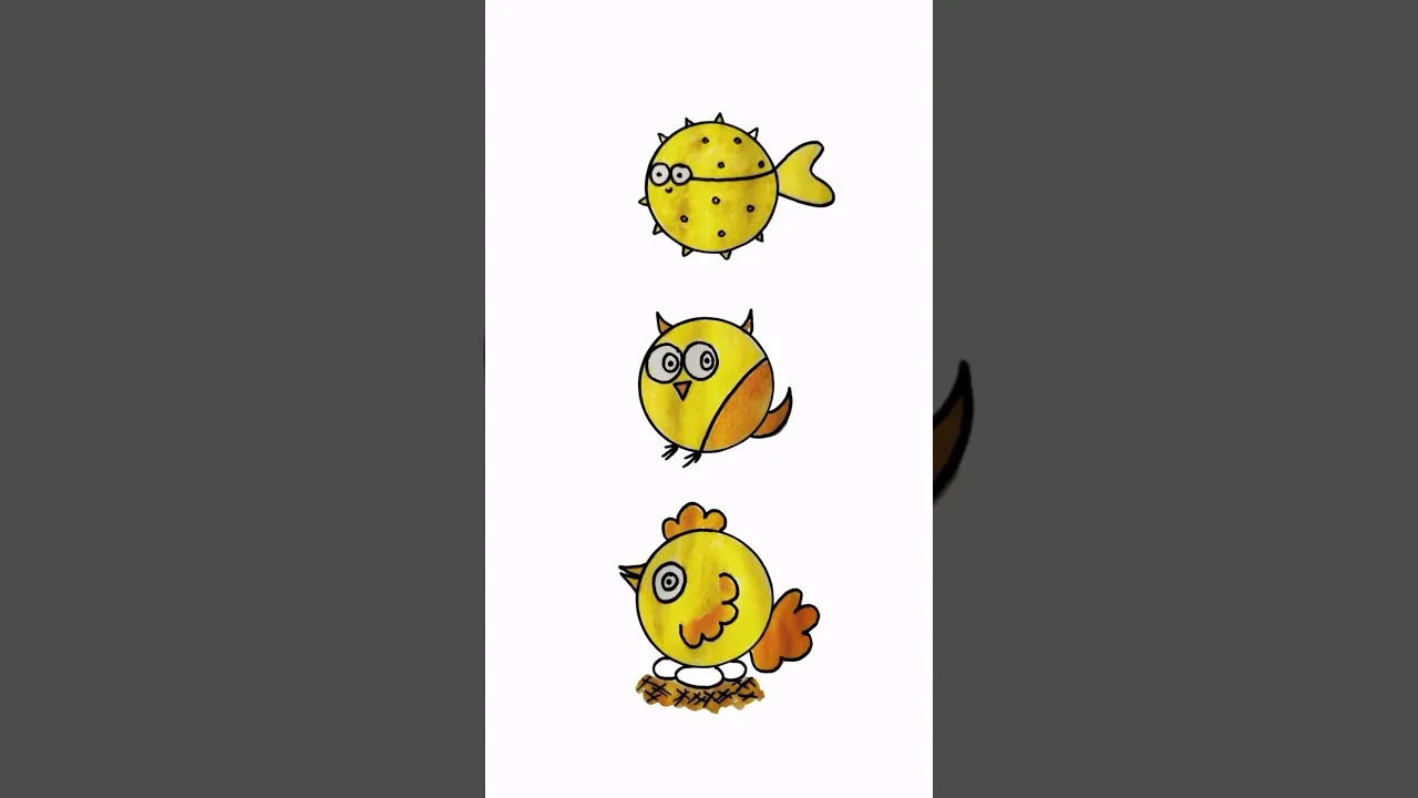 Draw animals from circle - ClassX
