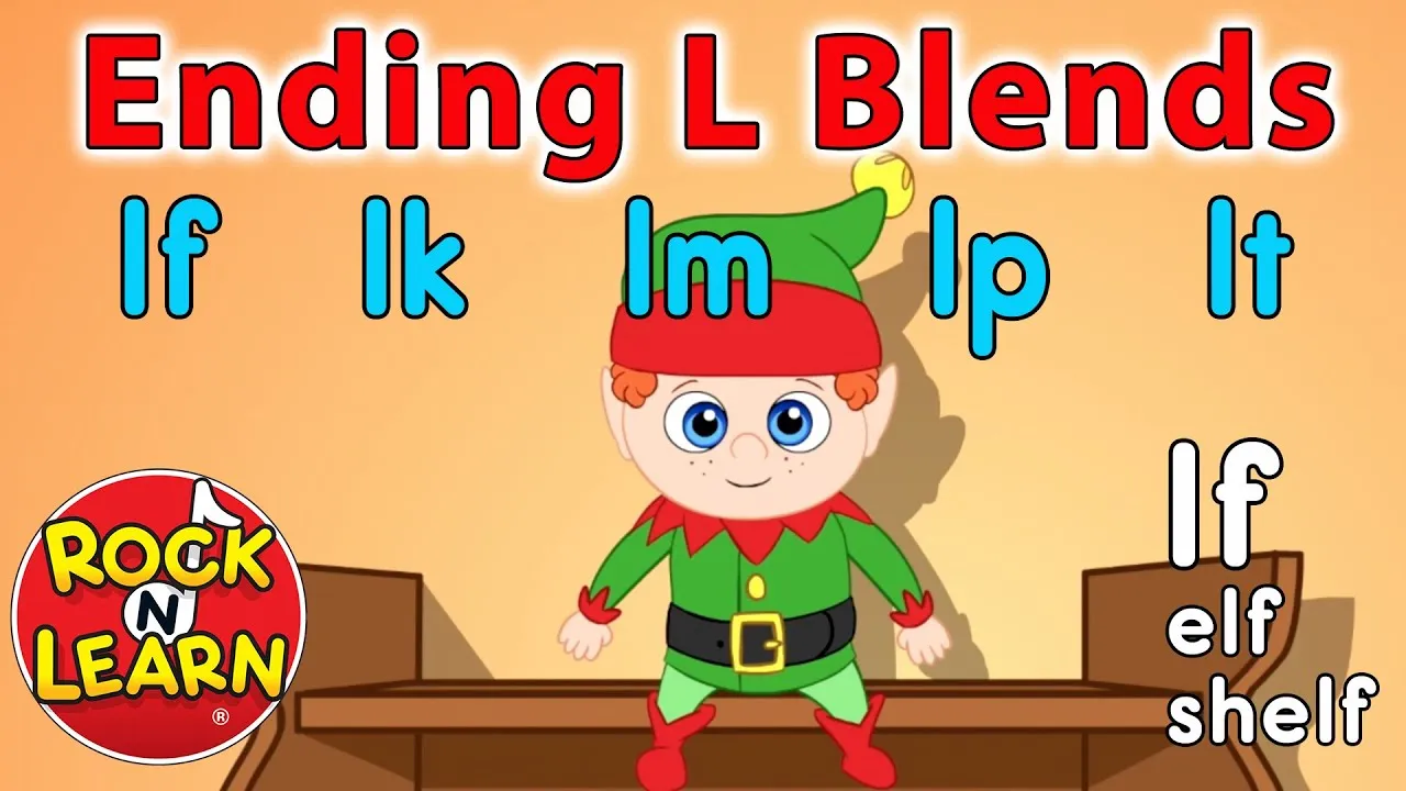 Ending Consonant Blends with L | Learn to Read: lf, lk, lm, lp, lt | Rock ’N Learn - ClassX