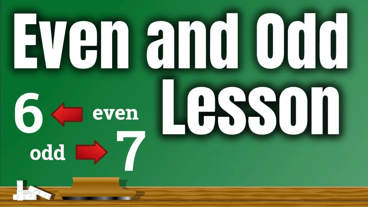 Even and Odd Lesson for Children - ClassX
