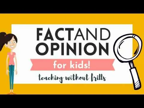 Fact Or Opinion For Kids Updated Classx