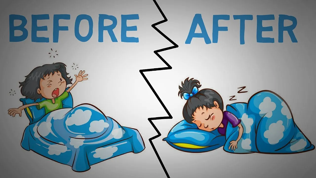 Fall Asleep In 2 Minutes - 5 EASY Tips To Get INSTANT Sleep (animated ...