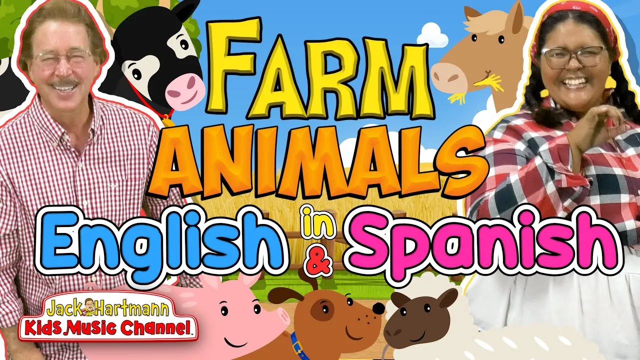 Farm Animals in ENGLISH and SPANISH! - ClassX