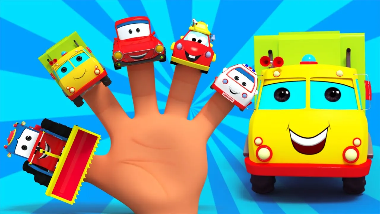 Finger Family Transport | Nursery Rhymes For Kids | Vehicles For ...