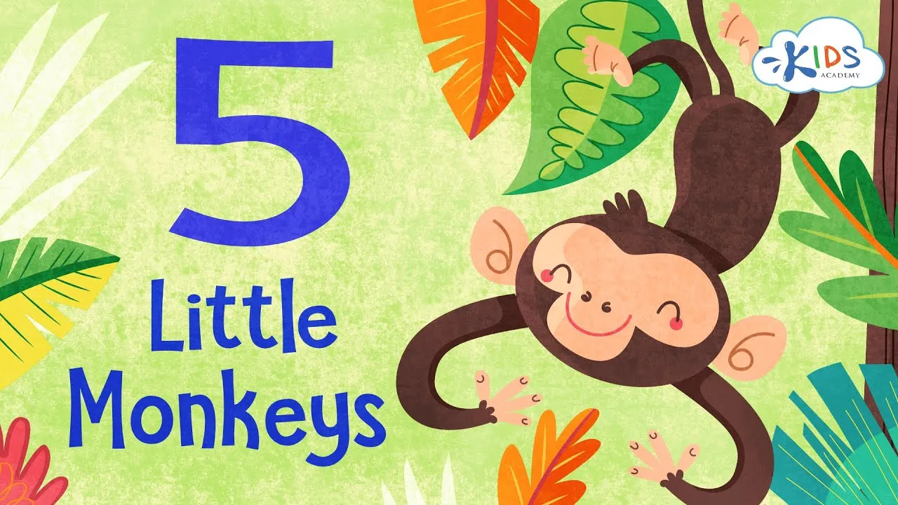 Five Little Monkeys Jumping On The Bed | Children Nursery Rhyme - ClassX