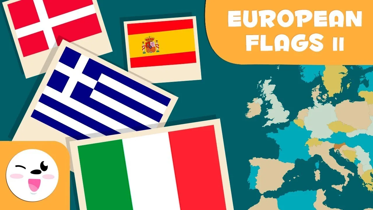 Flags of Europe (Part Two) - Geography for kids - European flags - ClassX