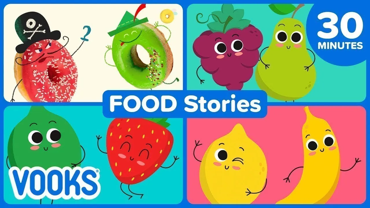 Food Stories For Kids! | Animated Kids Books Read Aloud | Vooks ...