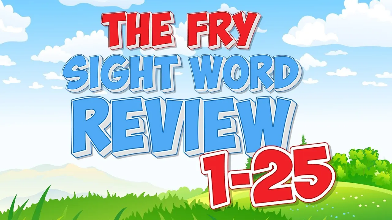 Fry Sight Word Review | 1-25 - ClassX