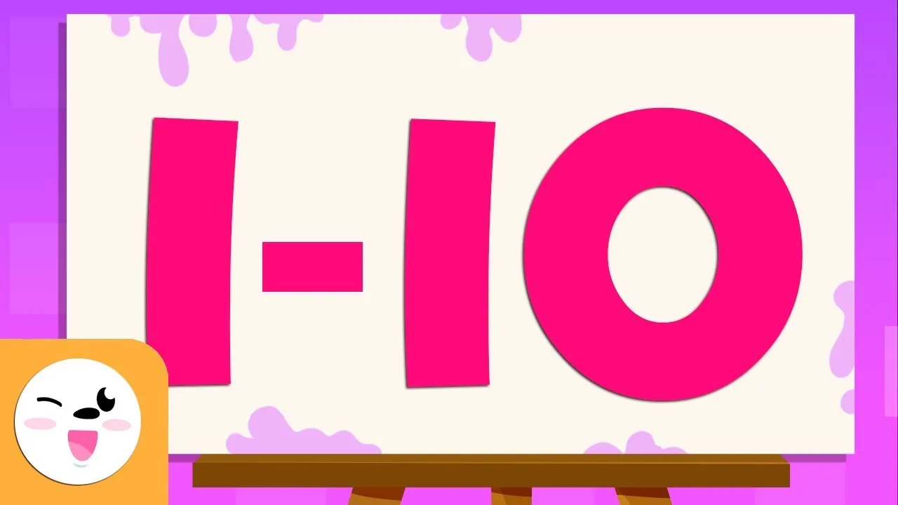 Guess the number, from 1 to10 - Educational video to learn the numbers ...