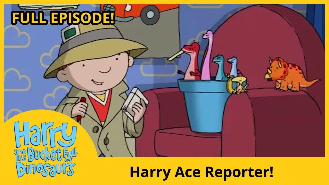 Harry and his Bucket Full of Dinosaurs - Harry Ace Reporter! (HD Full ...