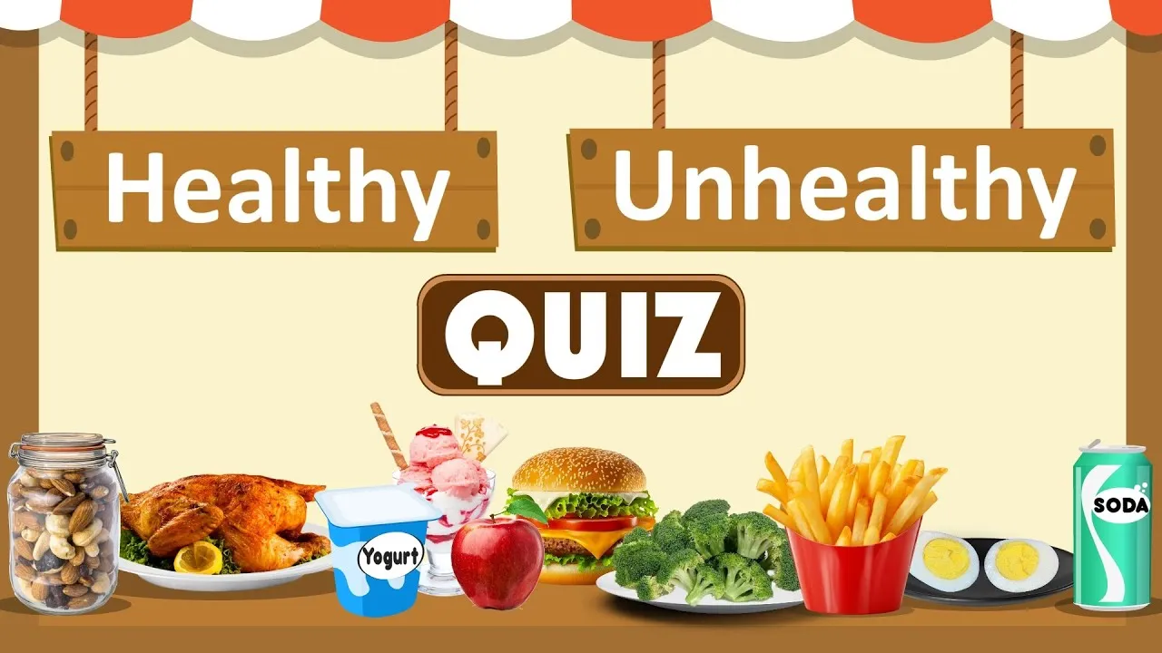 Healthy vs. Unhealthy Foods Quiz for Kids | The Ultimate Food Showdown ...