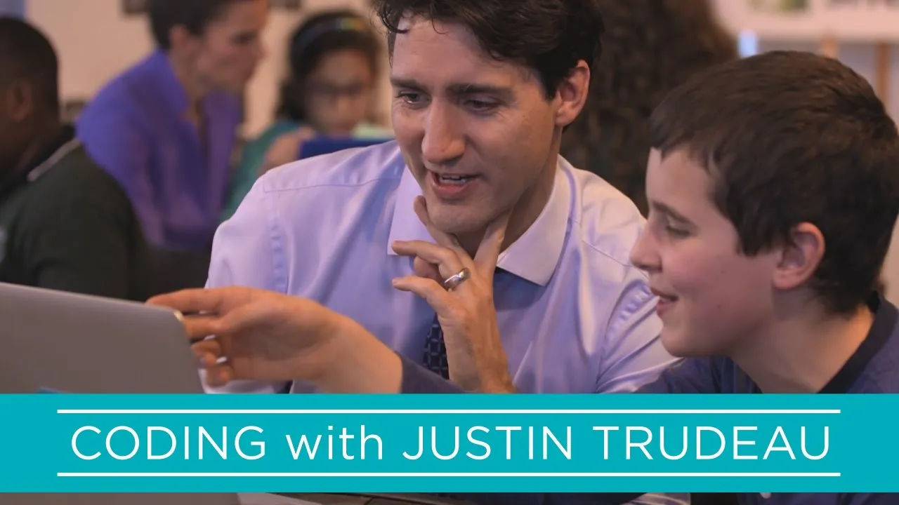 Hour of Code Kickoff with Justin Trudeau - ClassX