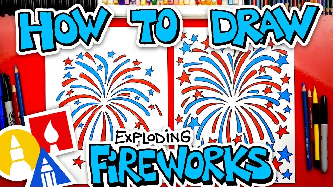 How To Draw An Exploding Firework - ClassX