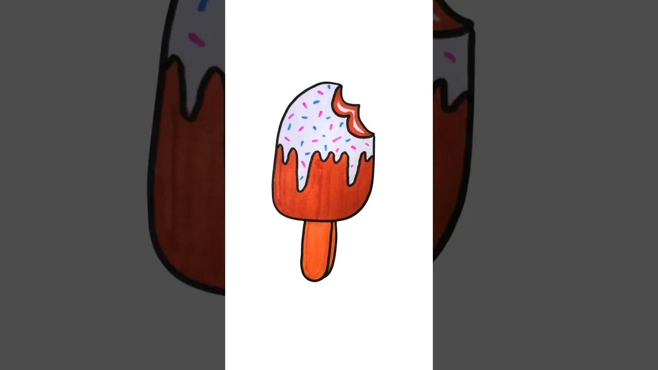 How to draw an ice cream - ClassX