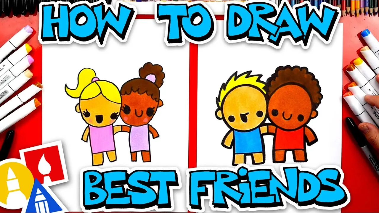 How To Draw Best Friends - ClassX