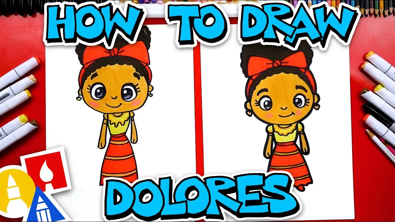 How To Draw Dolores From Encanto - ClassX